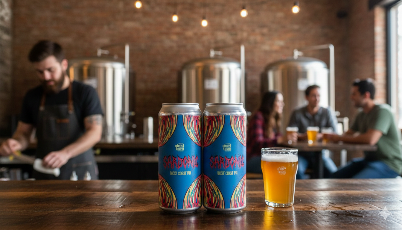 Beer Review: Ghost Town Brewing – Sardonic West Coast IPA - SF Beer Shop
